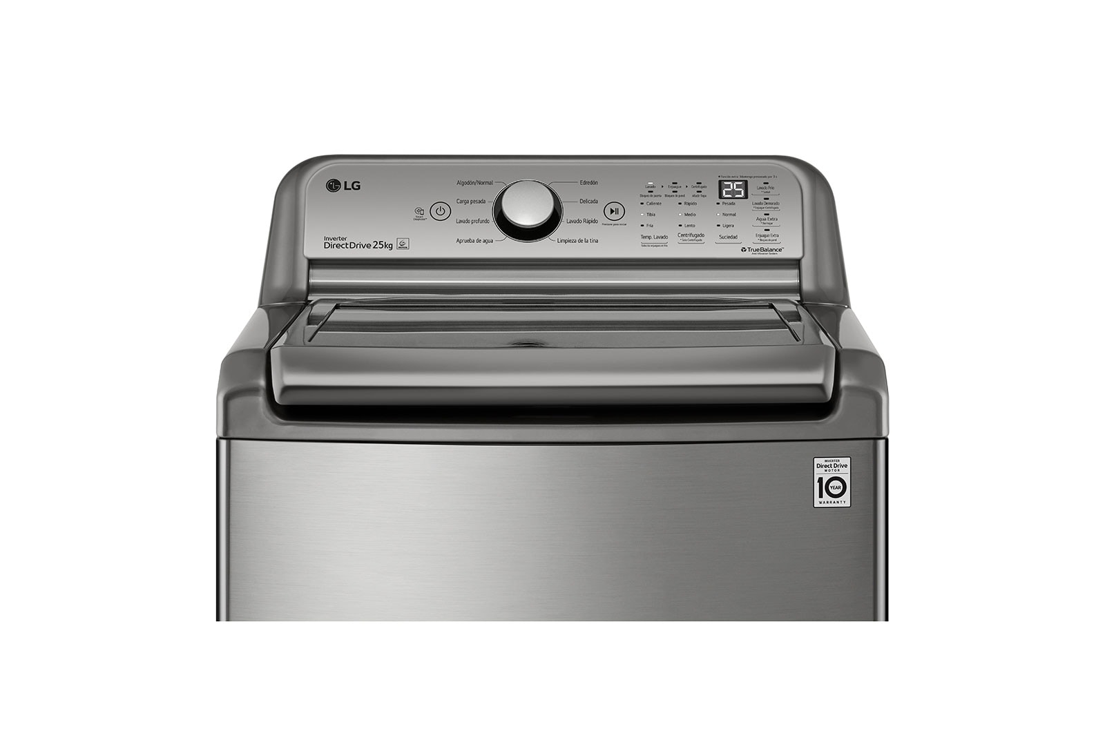 Lavadora LG Carga Superior Inverter DD WT25WT6HK | LG Caribe