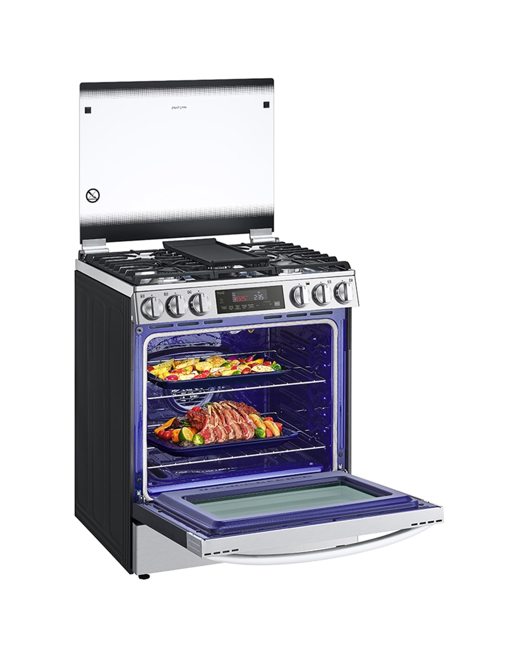 Estufa a Gas de 5.8p³ LG LRGL5845S 5/Triple Freidora de aire