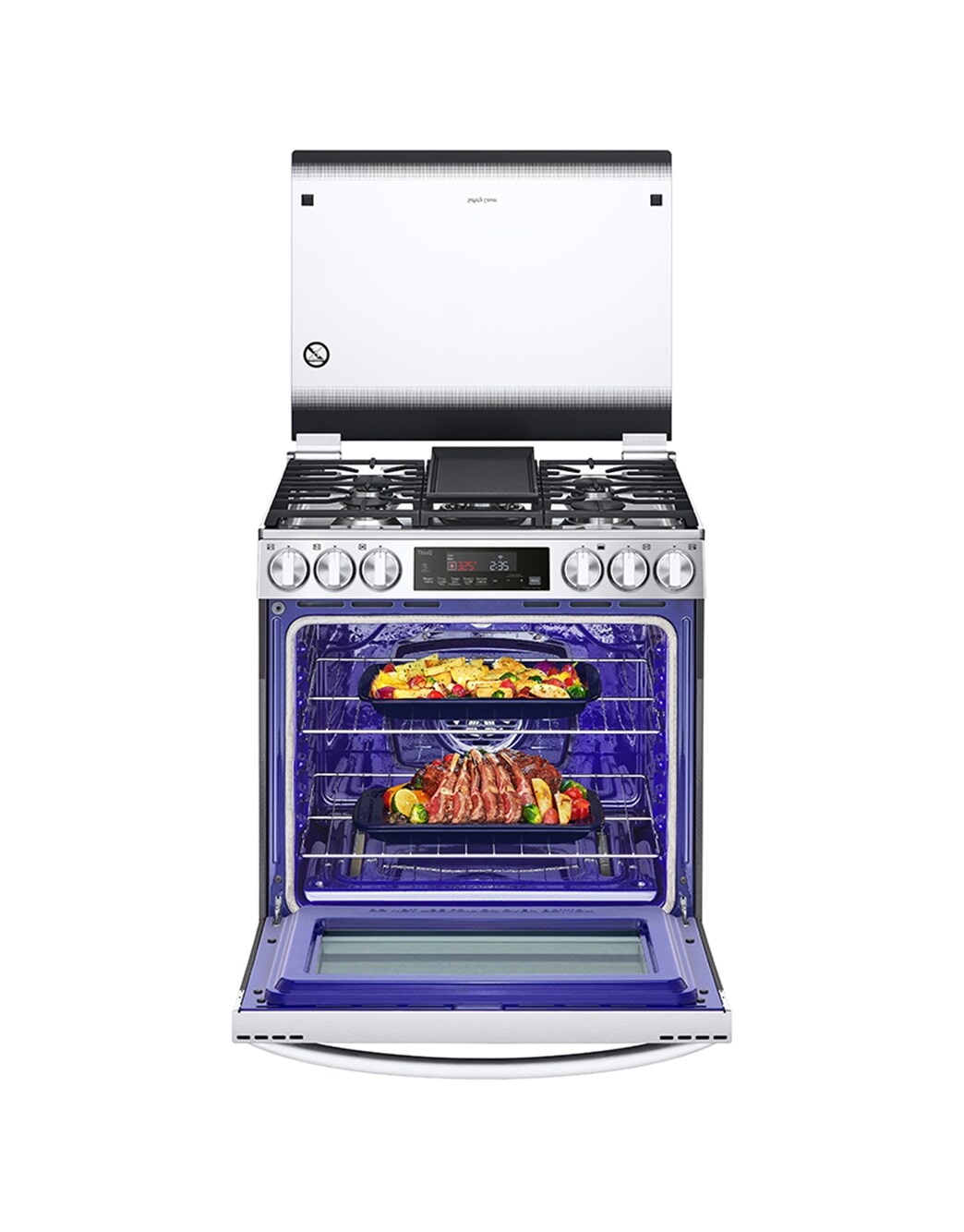 Estufa a Gas de 5.8p³ LG LRGL5845S 5/Triple Freidora de aire