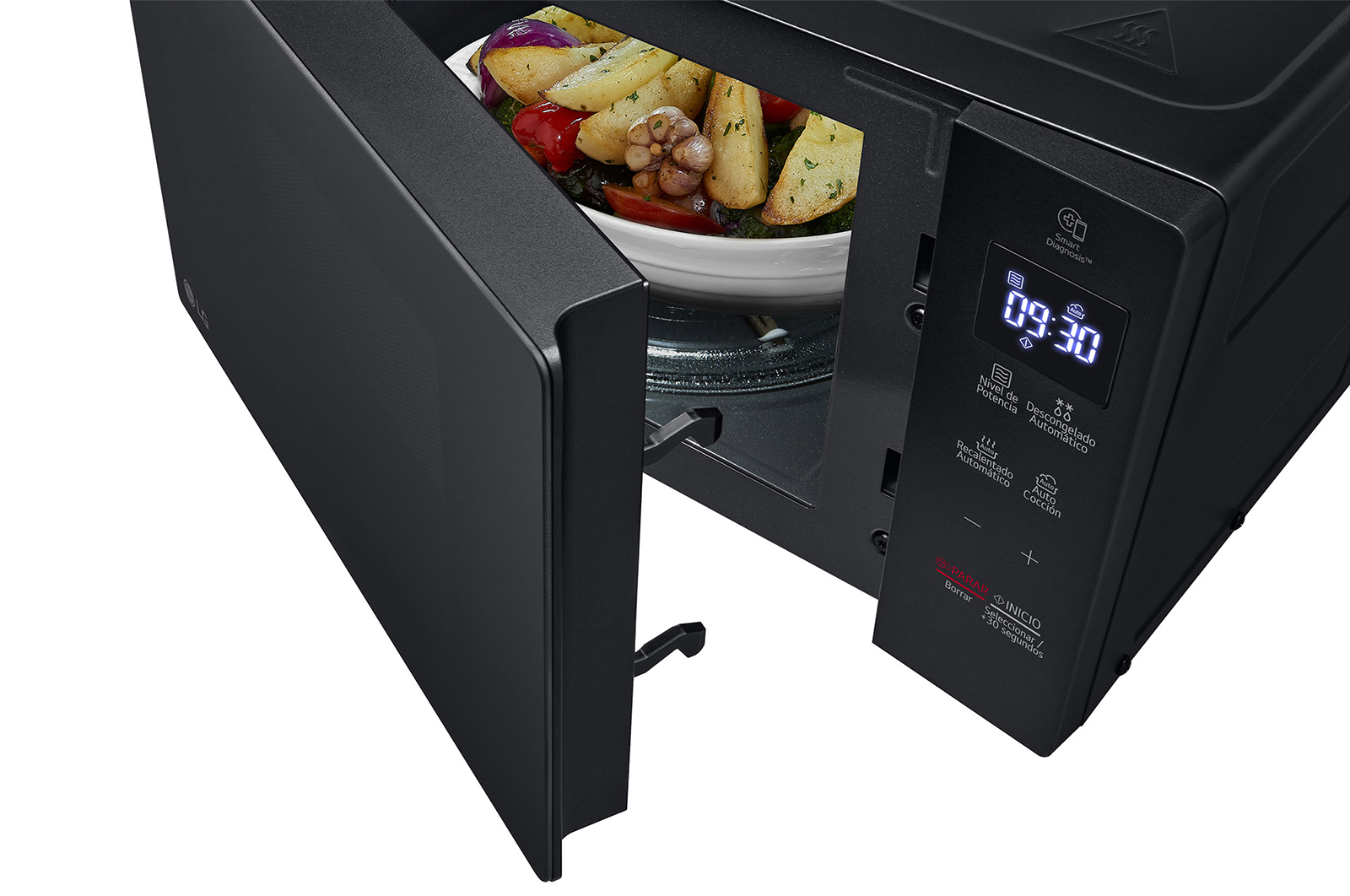 Microondas NeoChef™ Slim 0.7p³ LG MS2032GAS EasyClean Negro