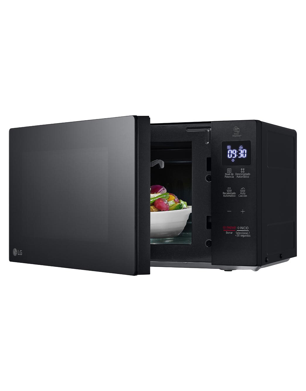 Microondas NeoChef™ Slim 0.7p³ LG MS2032GAS EasyClean Negro
