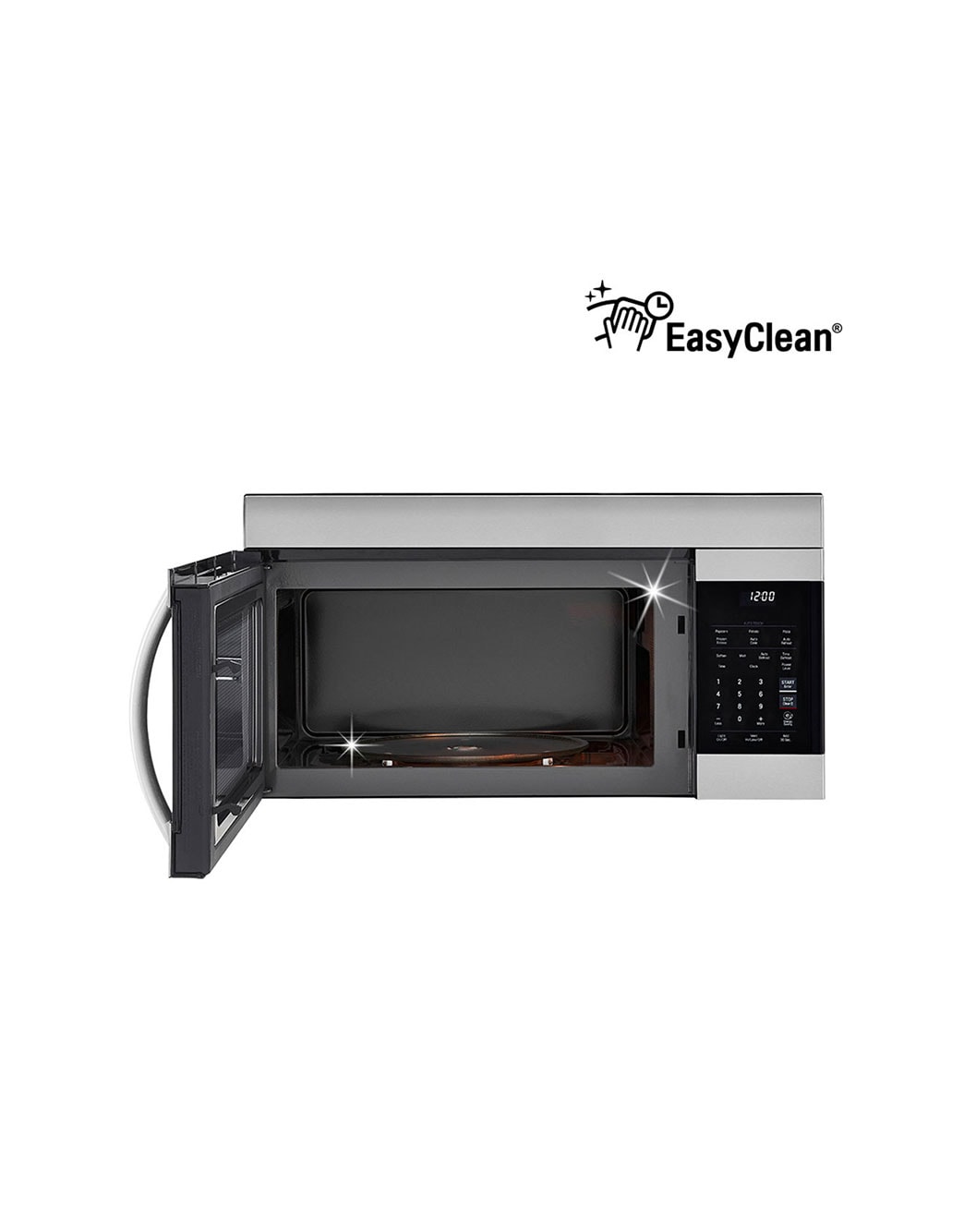 Microondas con extractor de 1.7p³ Over-the-Range con EasyClean® | LG CAC