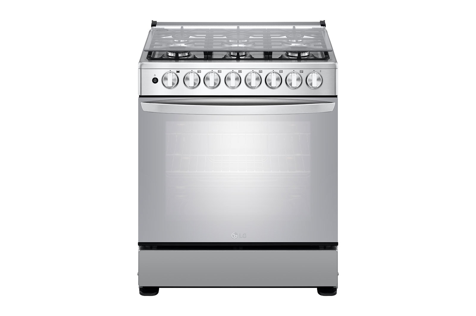 Estufa a gas 5.2pᶟ 6 LG LRGZ5255S Puerta de Doble