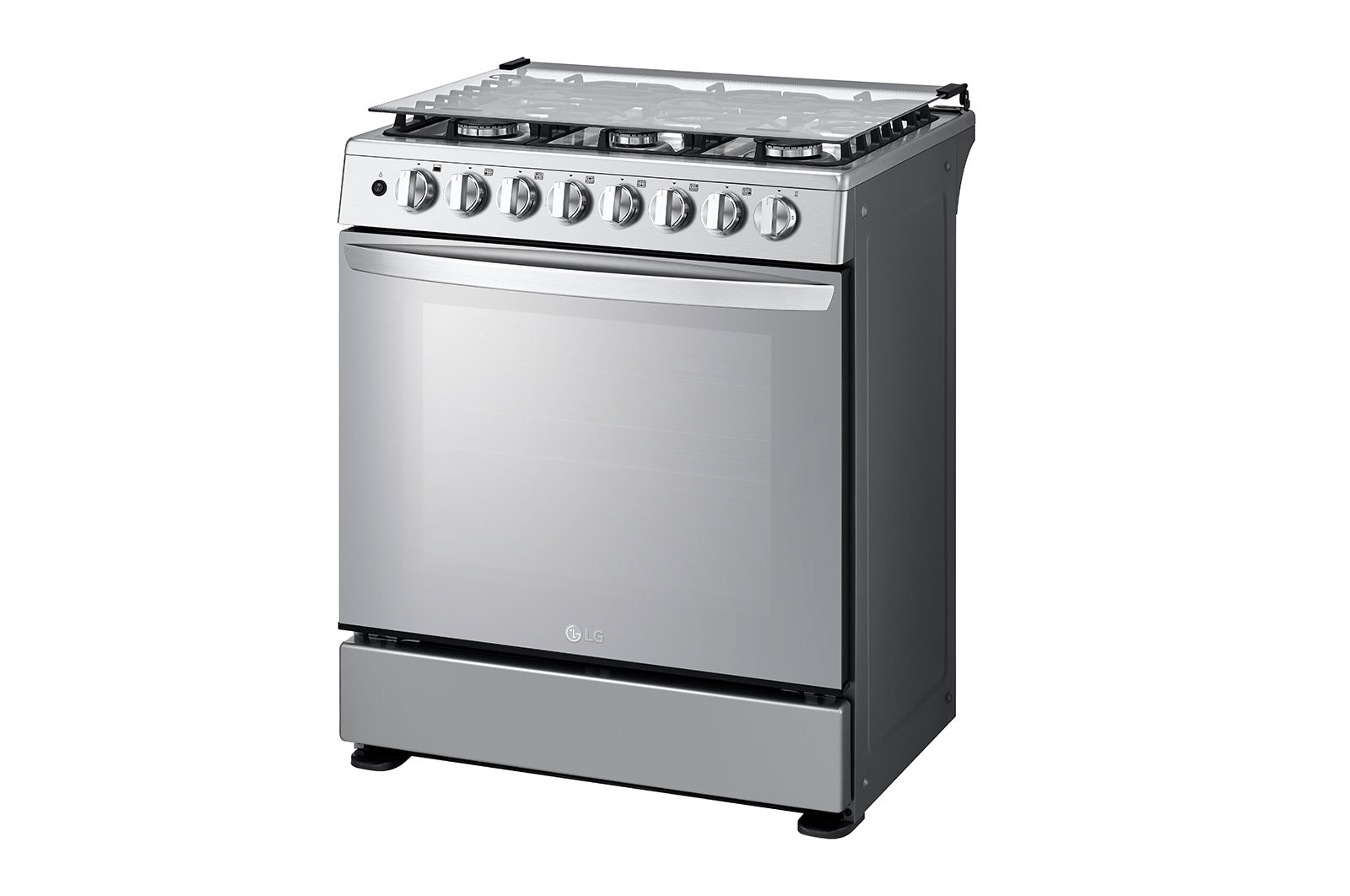 Estufa a gas 5.2pᶟ 6 LG LRGZ5255S Puerta de Doble