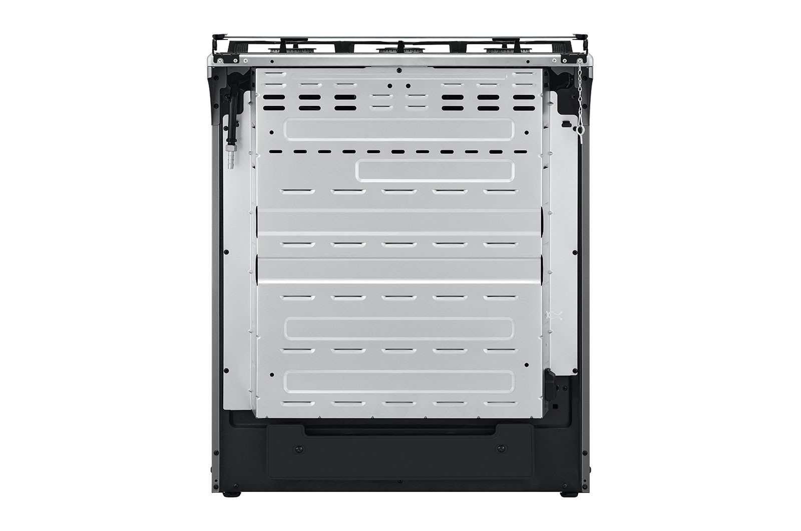 Estufa a gas 5.2pᶟ 6 LG LRGZ5255S Puerta de Doble
