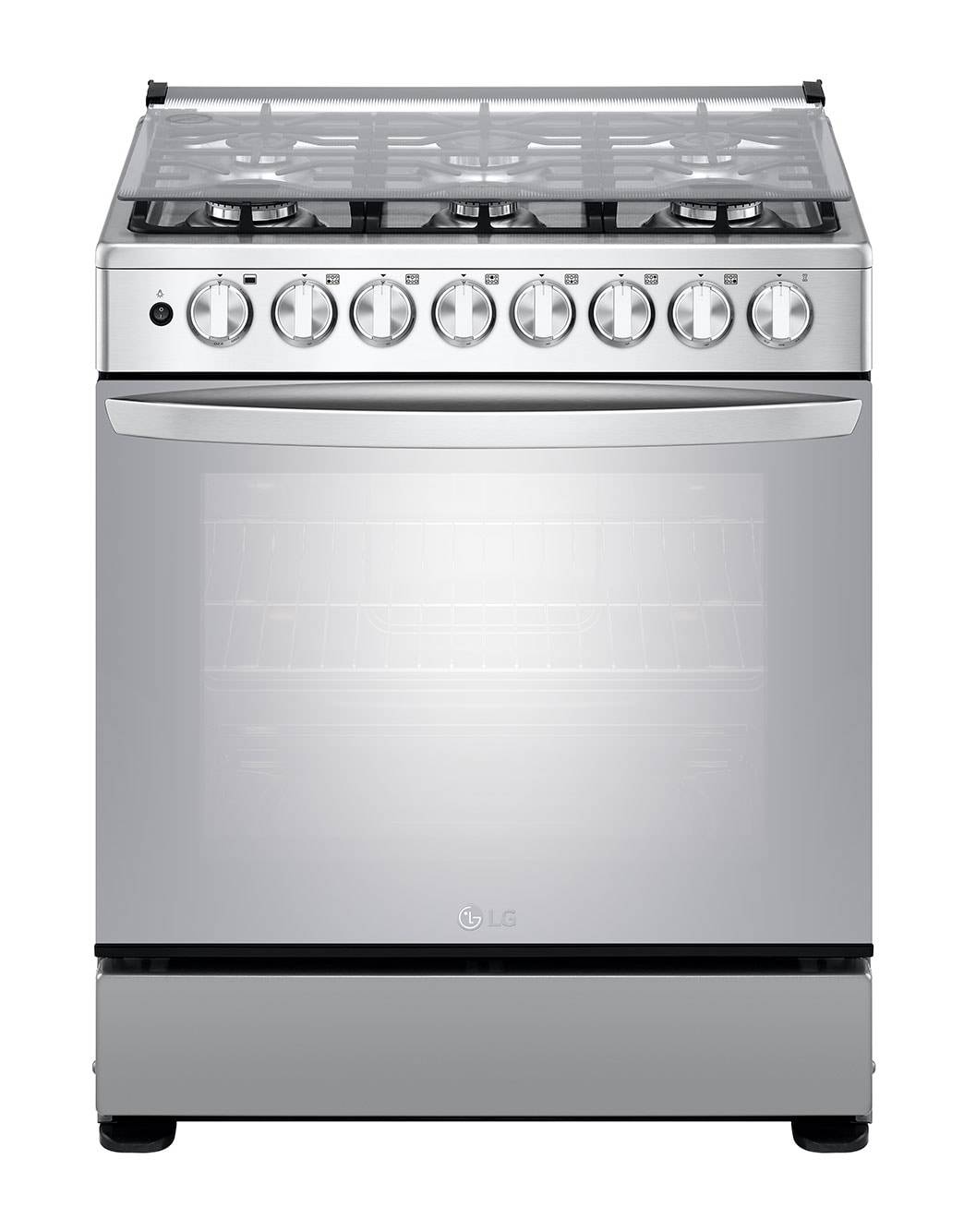 Estufa a gas 5.2pᶟ 6 LG LRGZ5255S Puerta de Doble