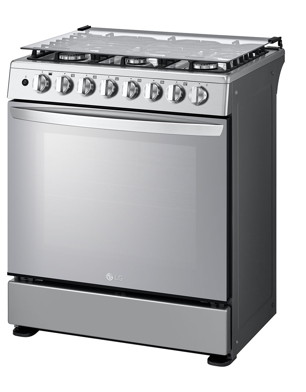 Estufa a gas 5.2pᶟ 6 LG LRGZ5255S Puerta de Doble