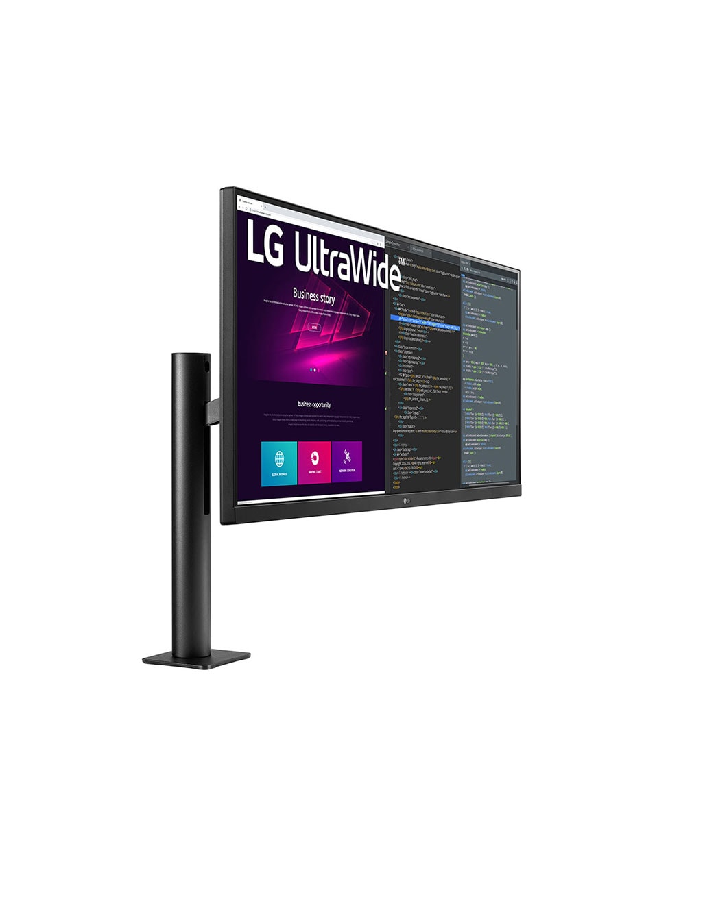 LG 34'' UltraWide™ QHD (3440x1440) IPS HDR Monitor Ergo | LG ...