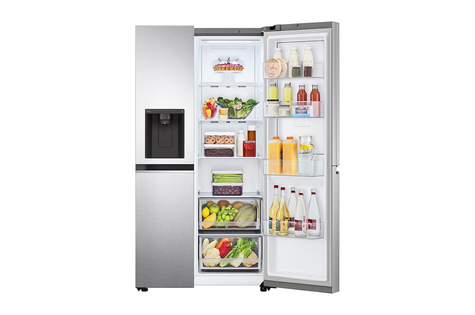 Refrigeradora Side by Side 28.7pᶟ LG LS77SDS | LG Caribe