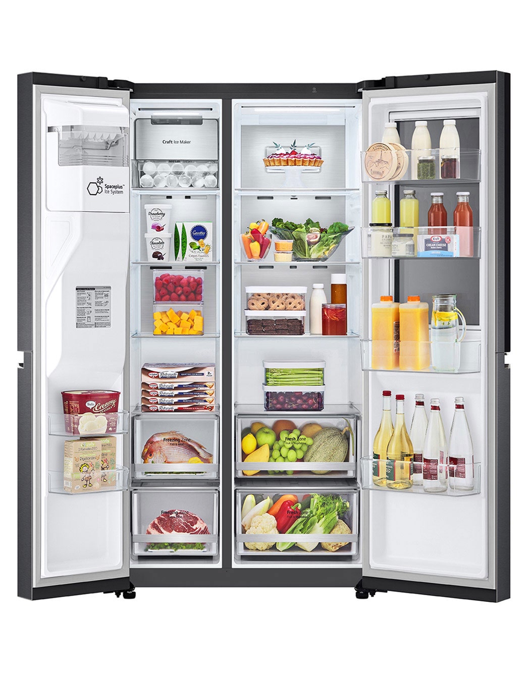 Refrigeradora SideBySide 23.8pᶟ LG LS66SXTC ThinQ™