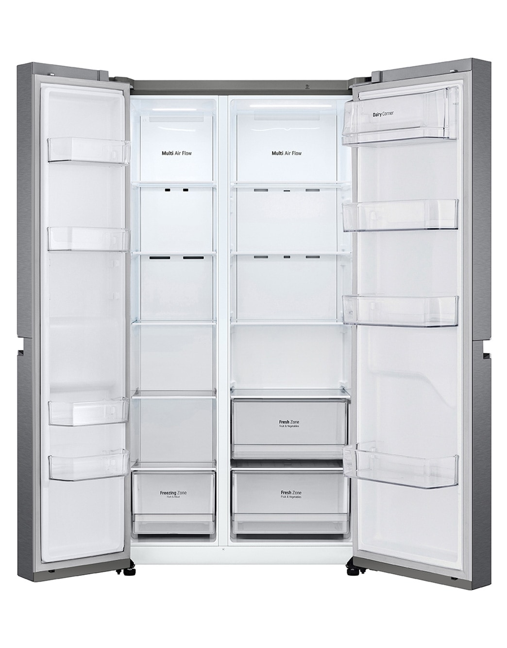 Refrigeradora Side By Side 22.7pᶟ GS65BPGK | LG Caribe