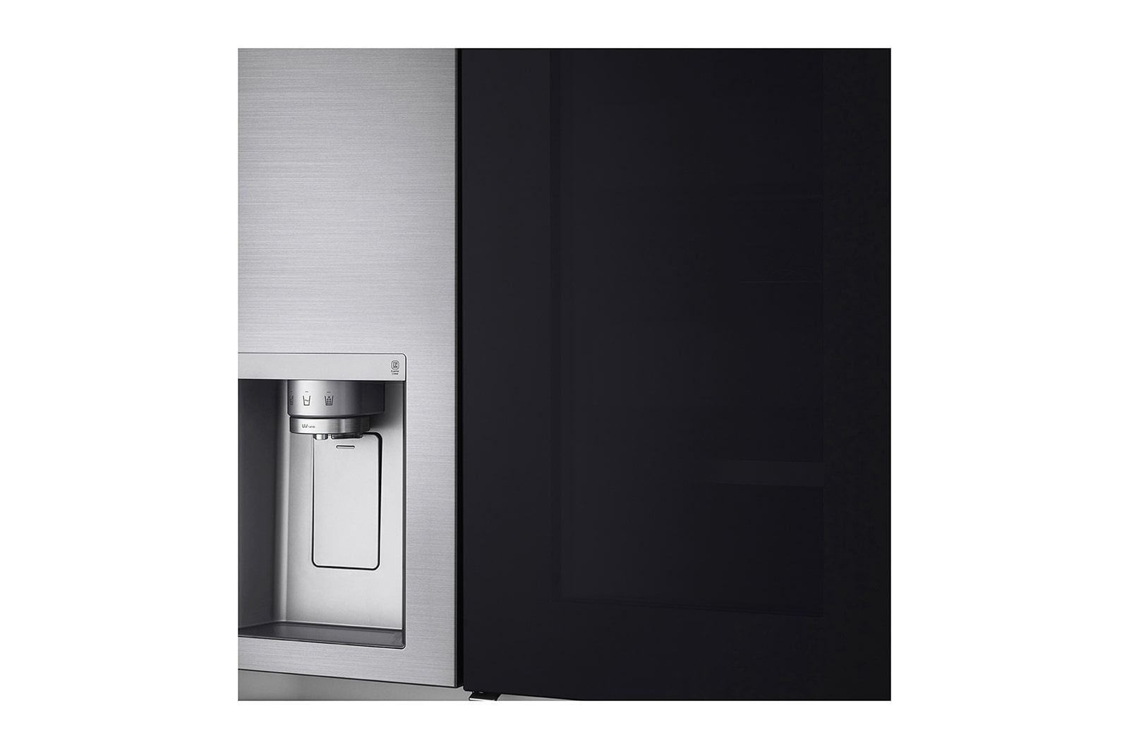 Refrigeradora SidebySide 23.8pᶟ LG LS66SXNC Door-in-Door™