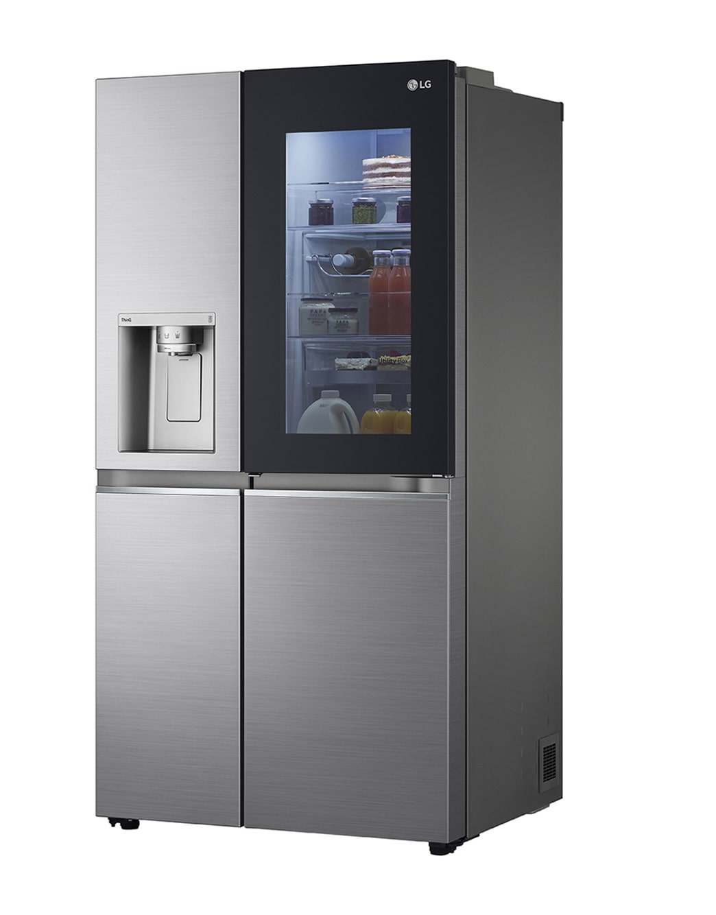Refrigeradora SidebySide 23.8pᶟ LG LS66SXNC Door-in-Door™