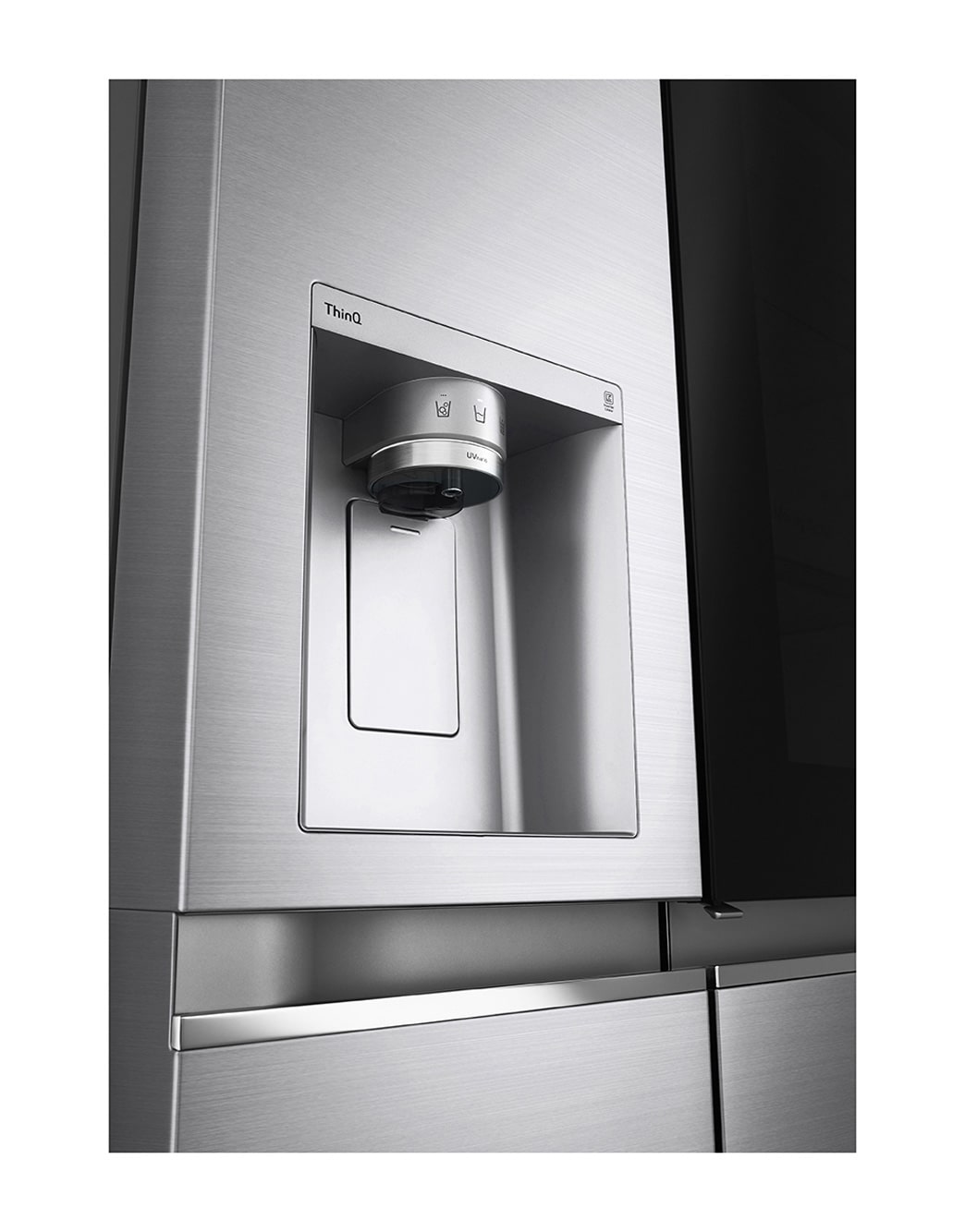 Refrigeradora SidebySide 23.8pᶟ LG LS66SXNC Door-in-Door™