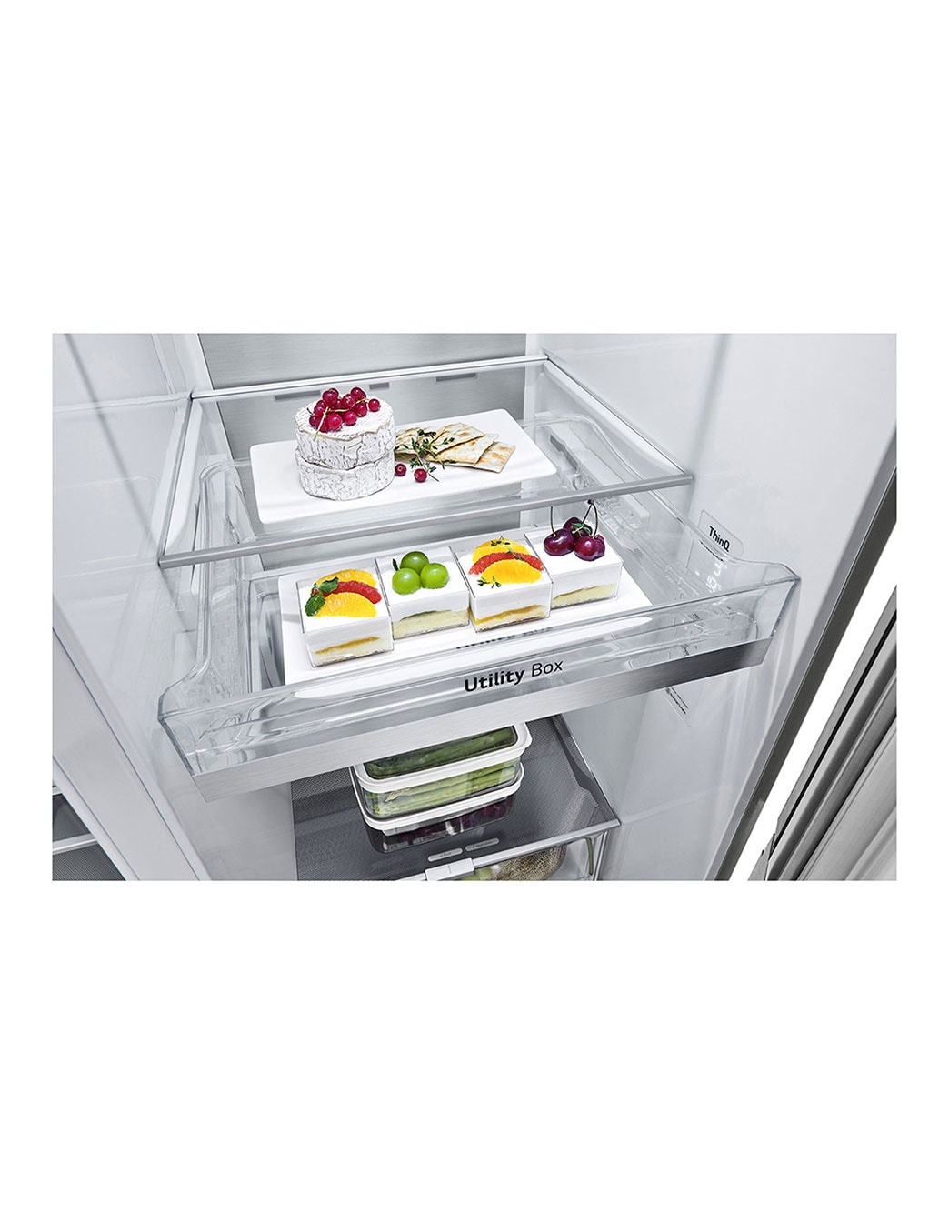 Refrigeradora Side by Side 21.6pᶟ LS66SDN | LG Caribe