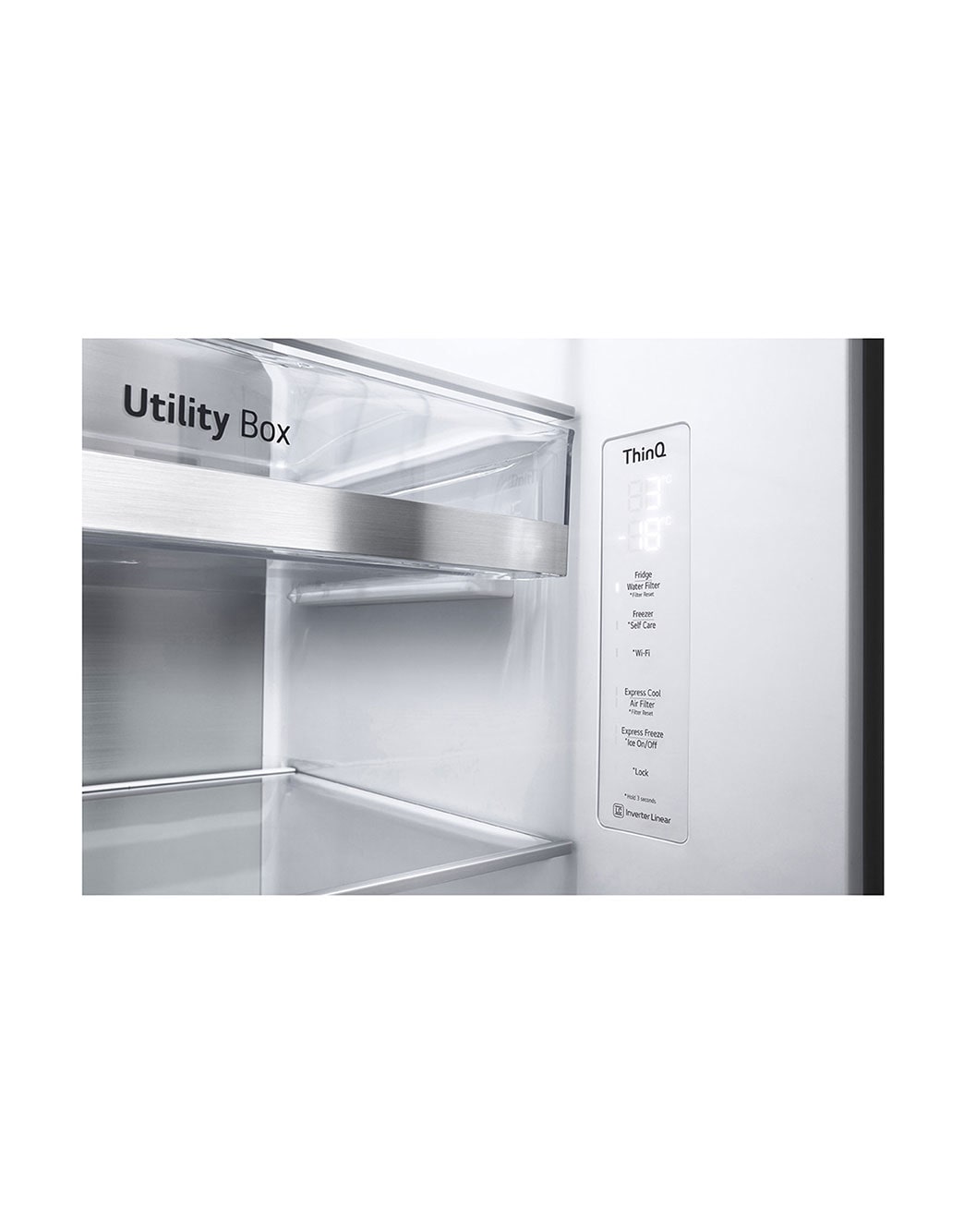 Refrigeradora Side by Side 21.6pᶟ LS66SDN | LG Caribe