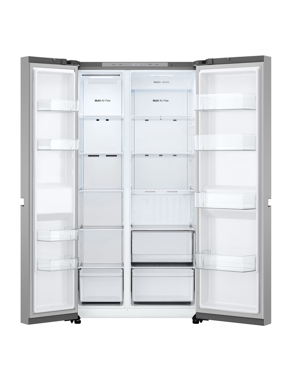 Refrigeradora Side by Side 23pᶟ SmartInverter VS25BJNK | LG CAC
