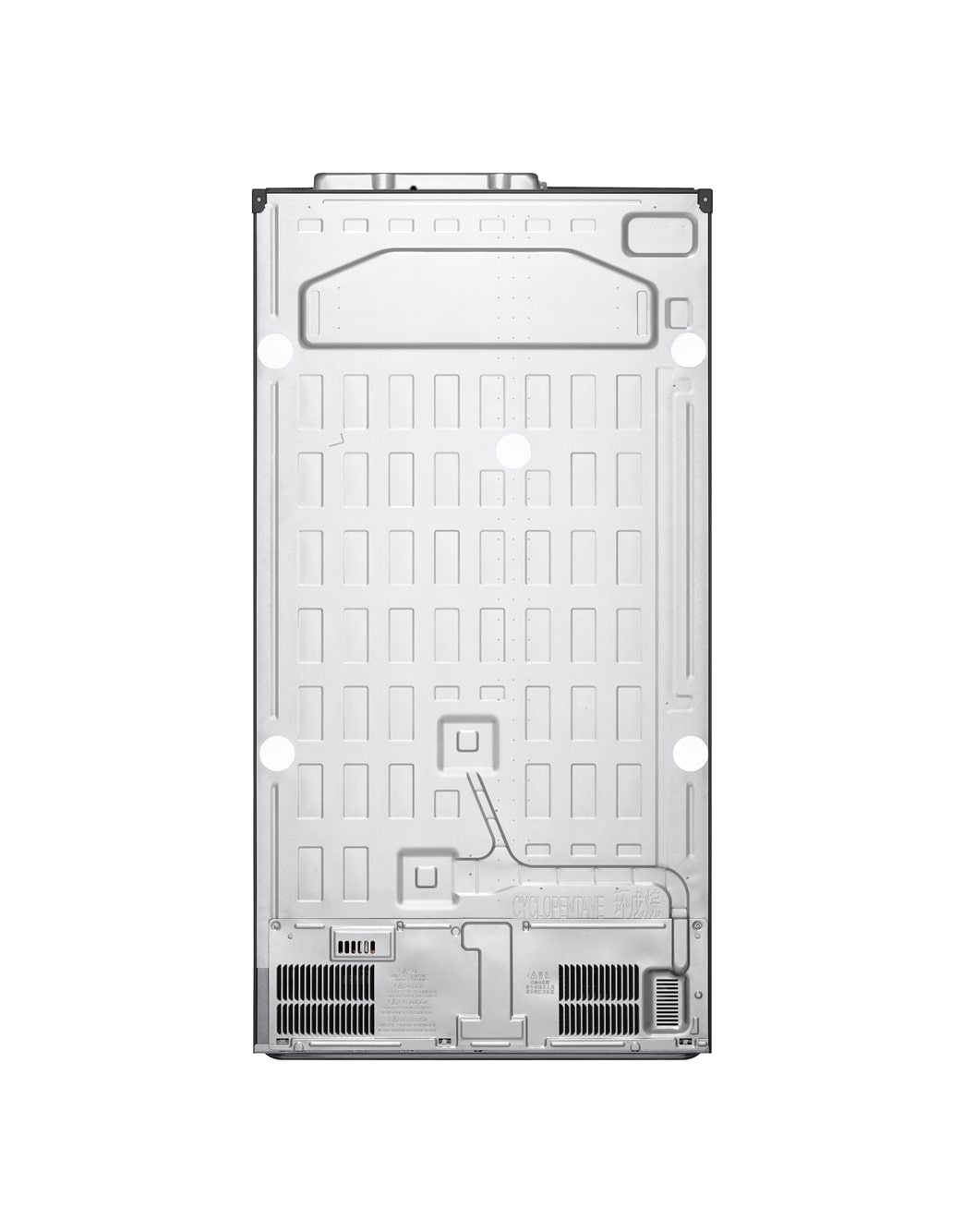 Refrigeradora Side by Side 23pᶟ SmartInverter VS25BJNK | LG CAC