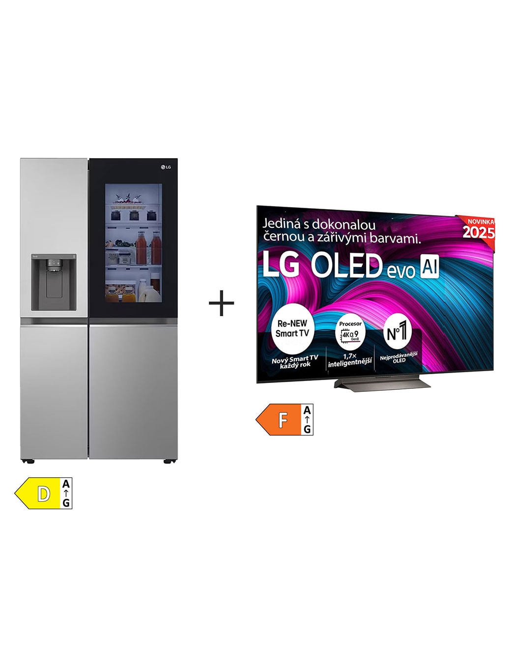 SET | LG Televize OLED65C5ELB a lednice GSGV80PYLD | LG Česká republika