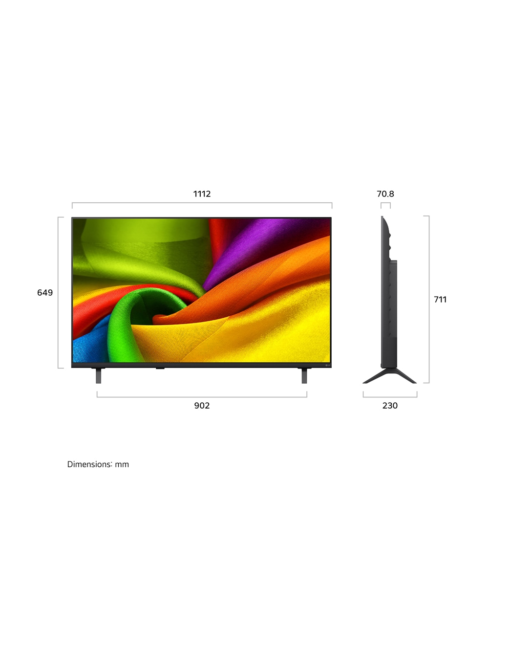LG 126cm (50) NANO 4K UHD AI NU880B Smart TV 2026 - 50NU880BPLA | LG India
