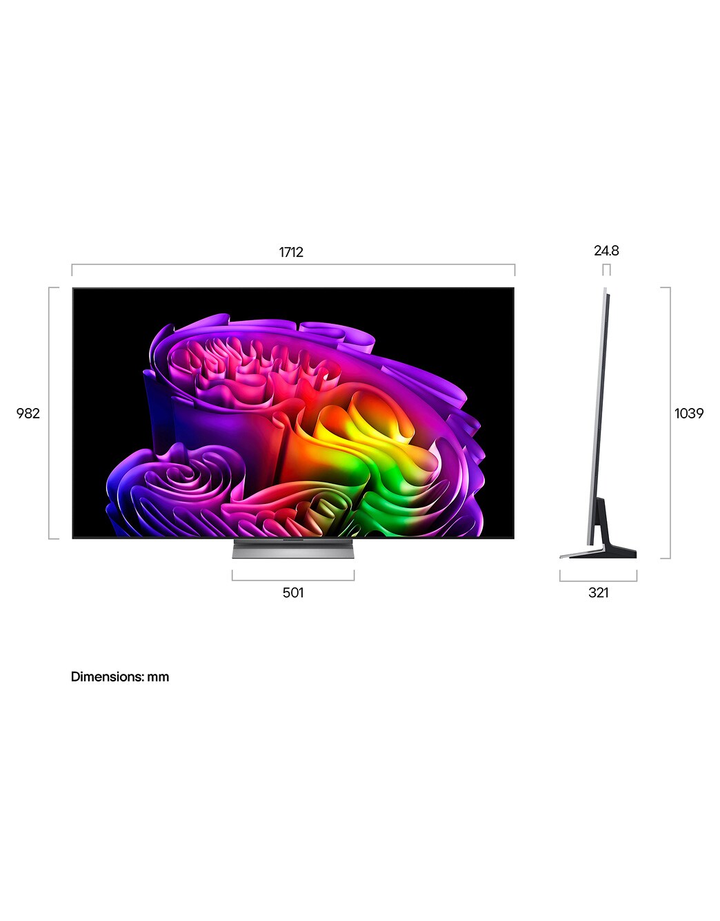 77 inch LG OLED evo AI G6 4K Smart TV 2026 - OLED77G66LW.AMVG | LG ...