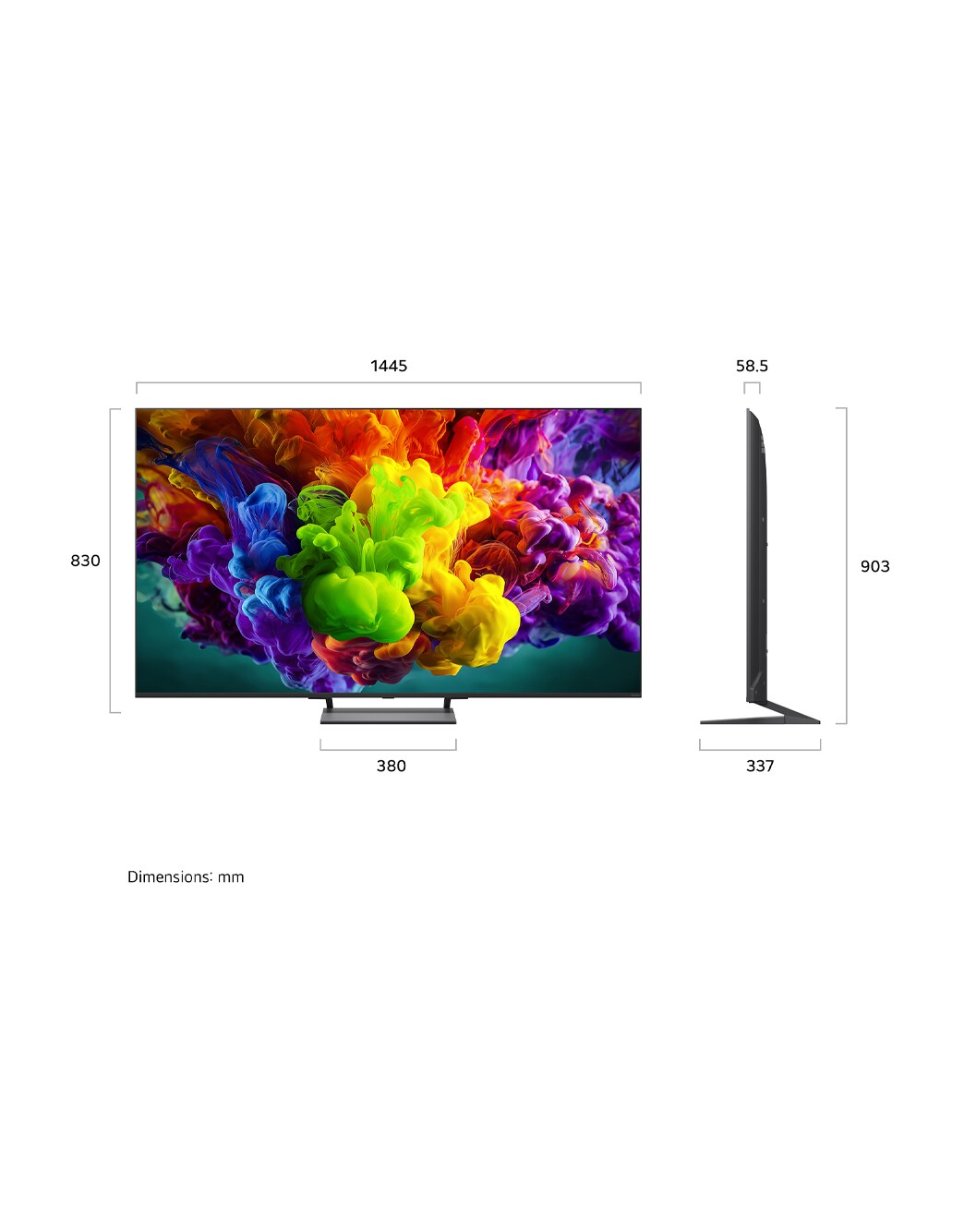 65 inch LG QNED evo AI Mini LED QNED90 4K Smart TV 2026 - 65QNED93B6A ...