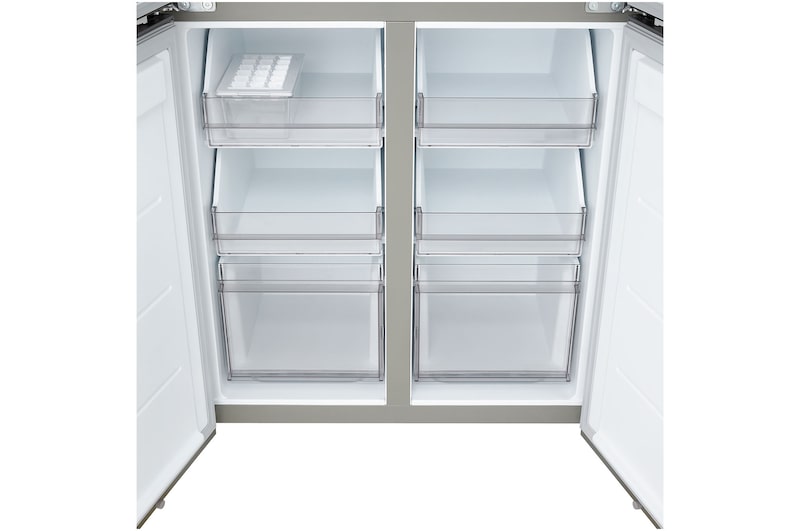 580L, Fit & Max Multi Door Fridge Freezer, Silver - GMBS30SEPY | LG UK