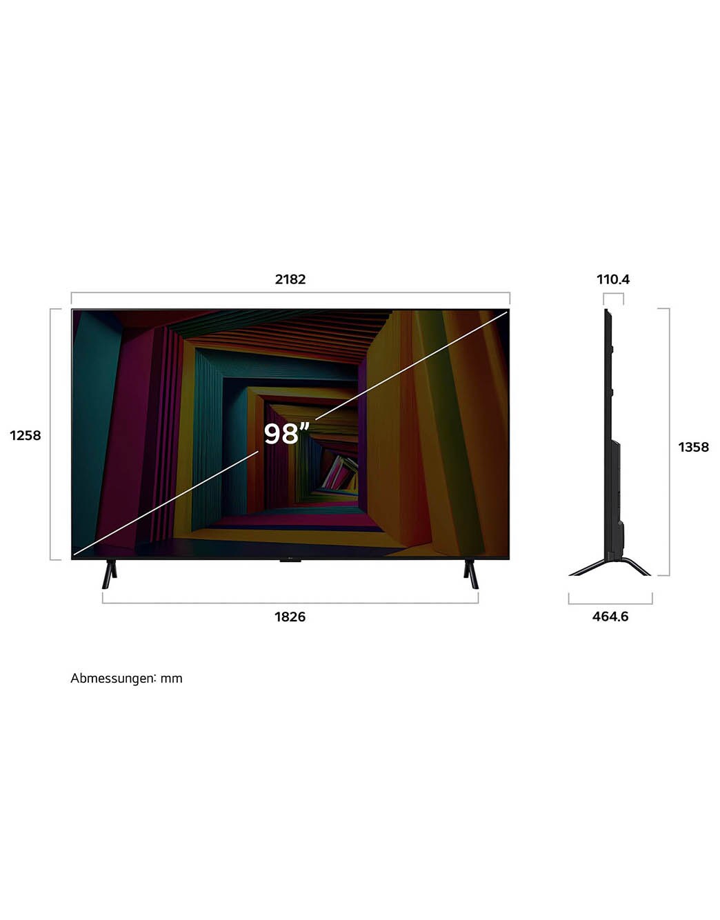 98 Zoll 4K LG UHD Smart UT91 | LG Österreich