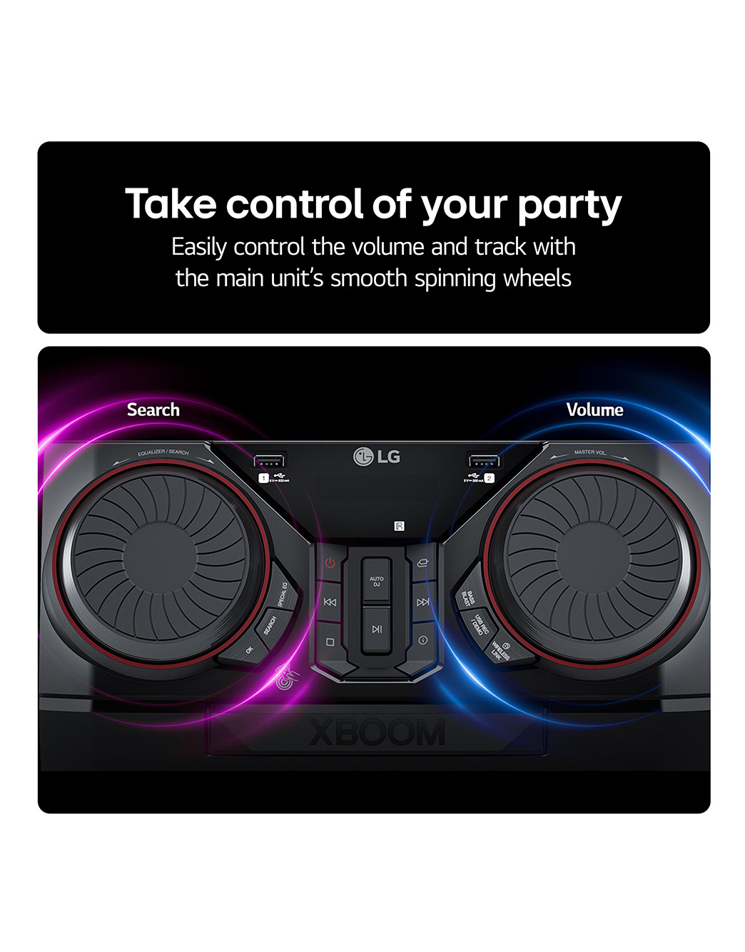LG xboom CK43N 300W Party Hi-Fi - CK43N | LG AT