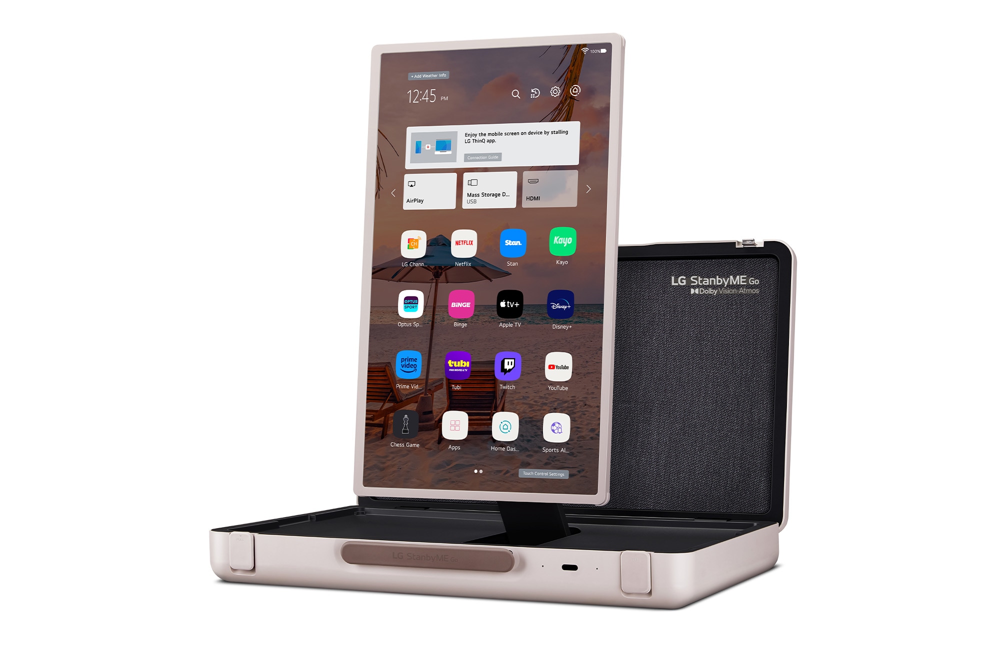 LG StanbyME Go 27 inch Portable Smart Touch Screen with Briefcase ...