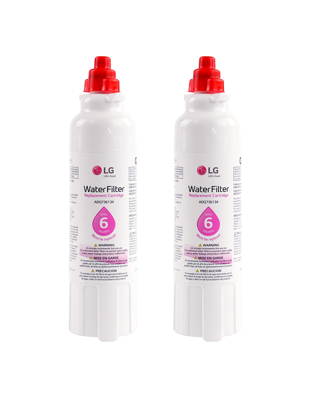 LG LT800P2 Refrigerator Water Filter (2-pack) | LG AU