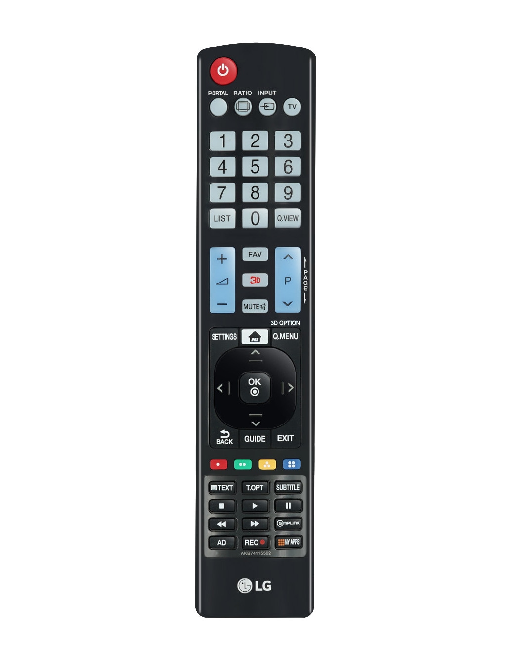 TV Remote Controller - AKB74115502 | LG Australia