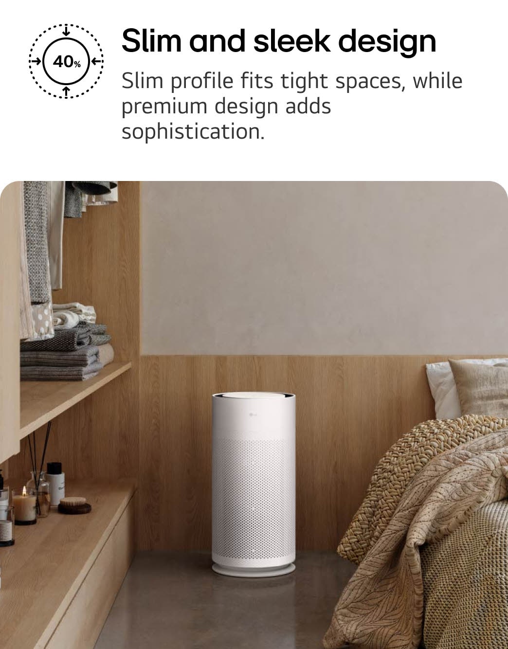 LG PuriCare™ AeroHit Air Purifier - AS35GGW10 | LG Australia