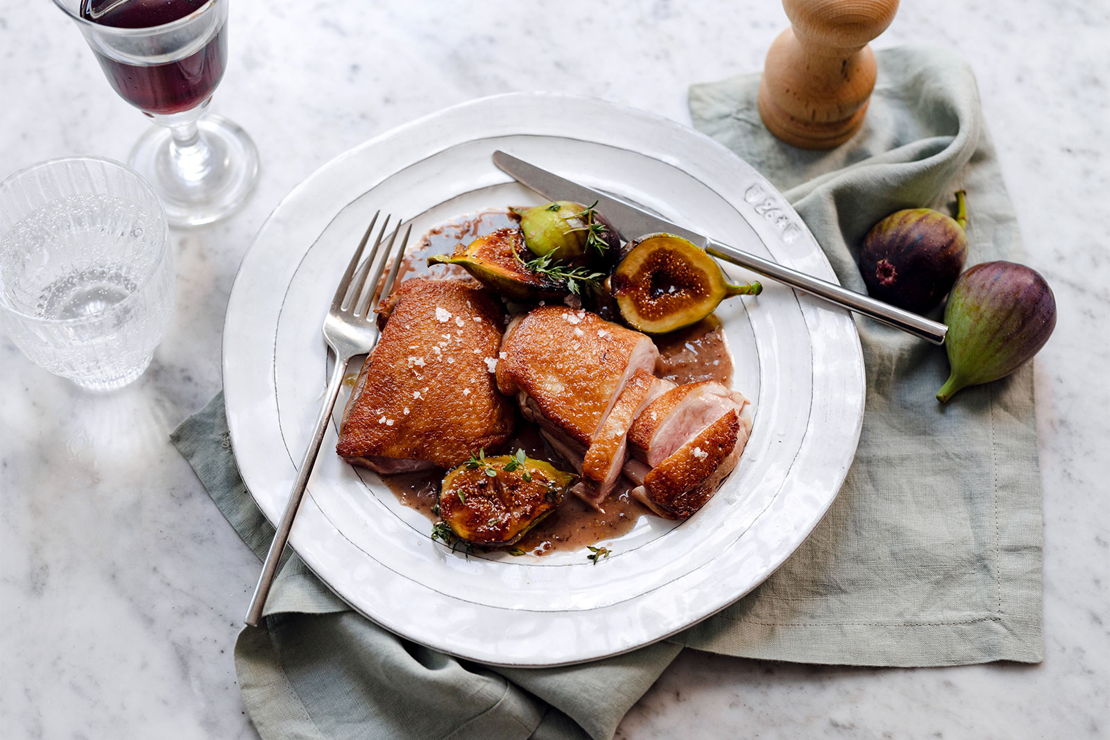 Sous Vide Duck with Fig Pan Sauce | LG Australia