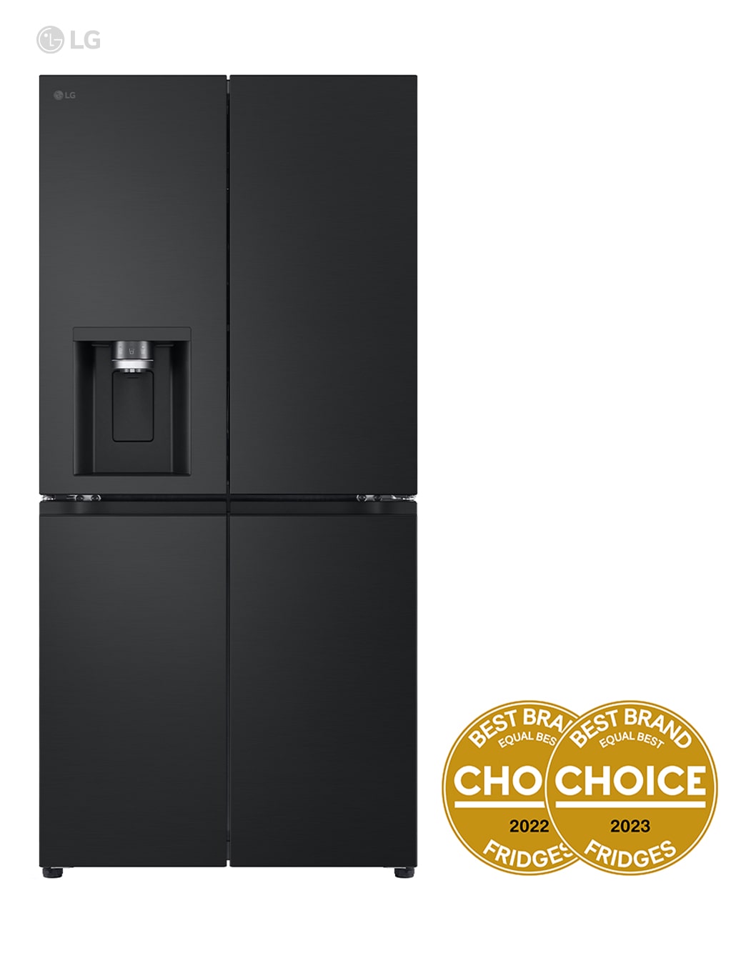 506L Slim French Door Fridge with Ice & Water Dispenser - GF-L500MBL ...