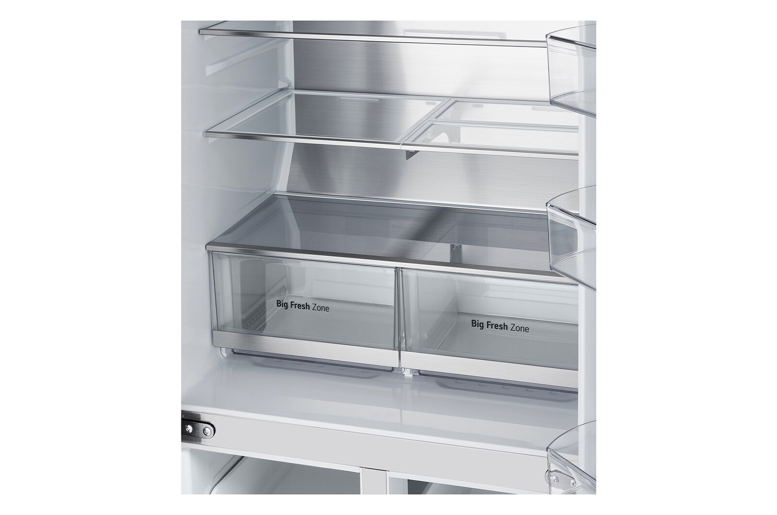 506L French Door Fridge with Ice & Water Dispenser - GF-L500MWH | LG AU