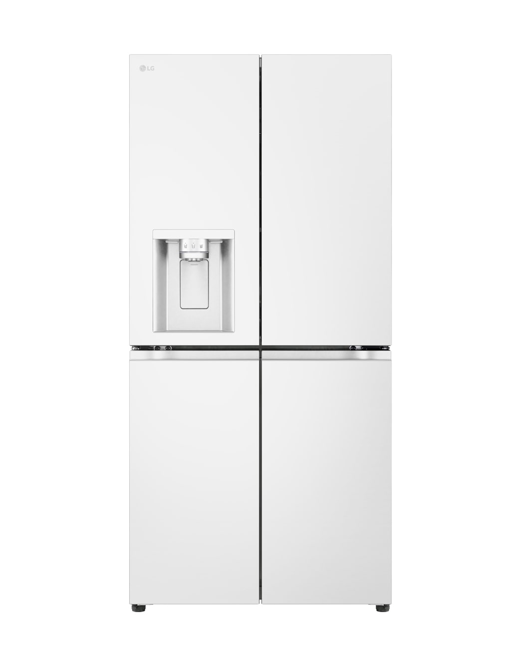 506L Slim French Door Fridge - Plumbed - GF-L500MWH | LG AU