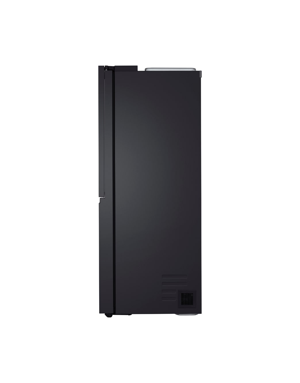 655L Side-by-side Fridge - Black Glass - GS-D600BML | LG Australia