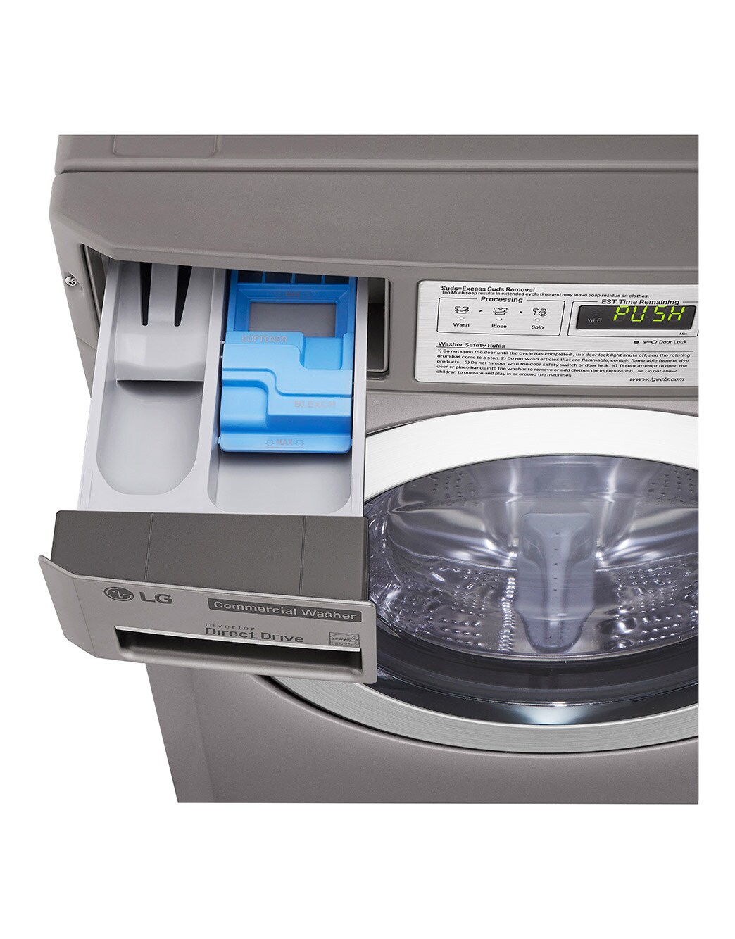 10kg Stacked Washing Machine - Card | LG Australia