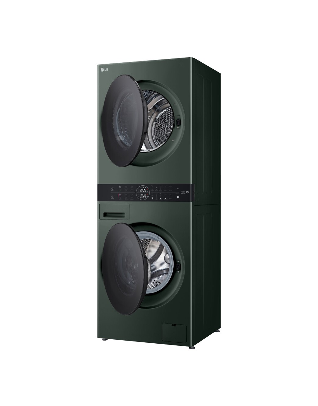 12/10kg WashTower™ Stacked Washer Dryer Black | LG Australia