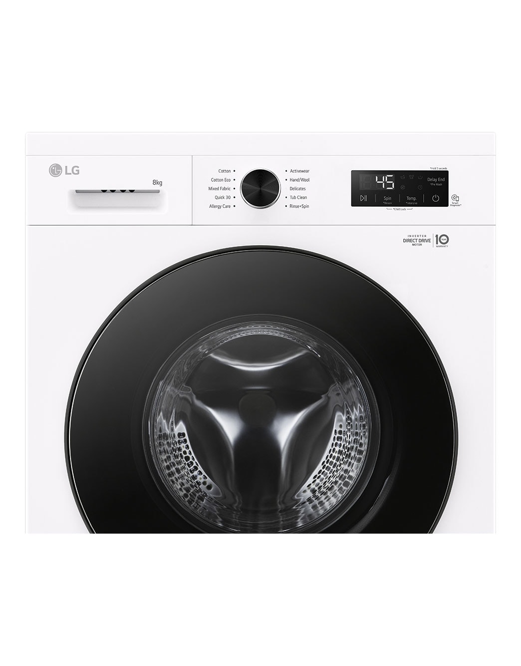 8kg Series 1 Front Load Washer - Steam - WV1-1208W | LG AU