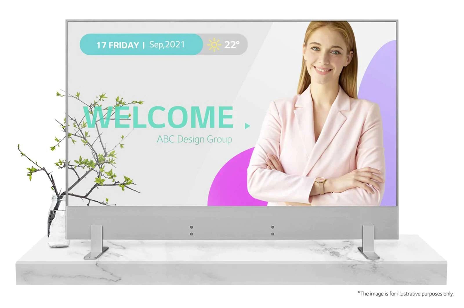 55” FHD Transparent OLED Digital Signage with webOS™ 4.0 - 55EW5G-A | LG AU