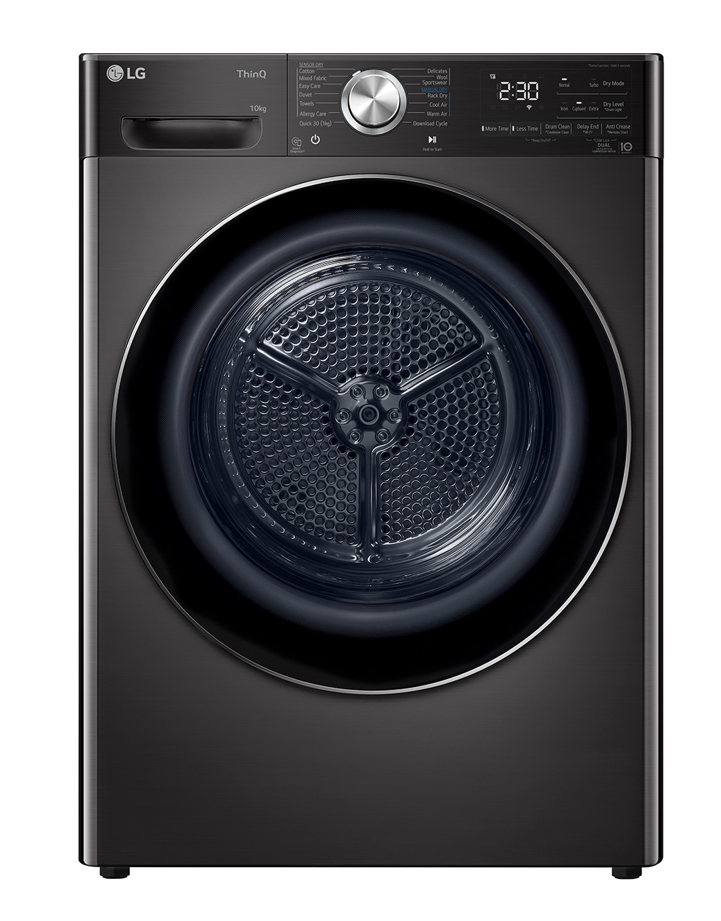 10kg Series 10 Heat Pump Dryer - 9 Star - DVH10-10B | LG AU