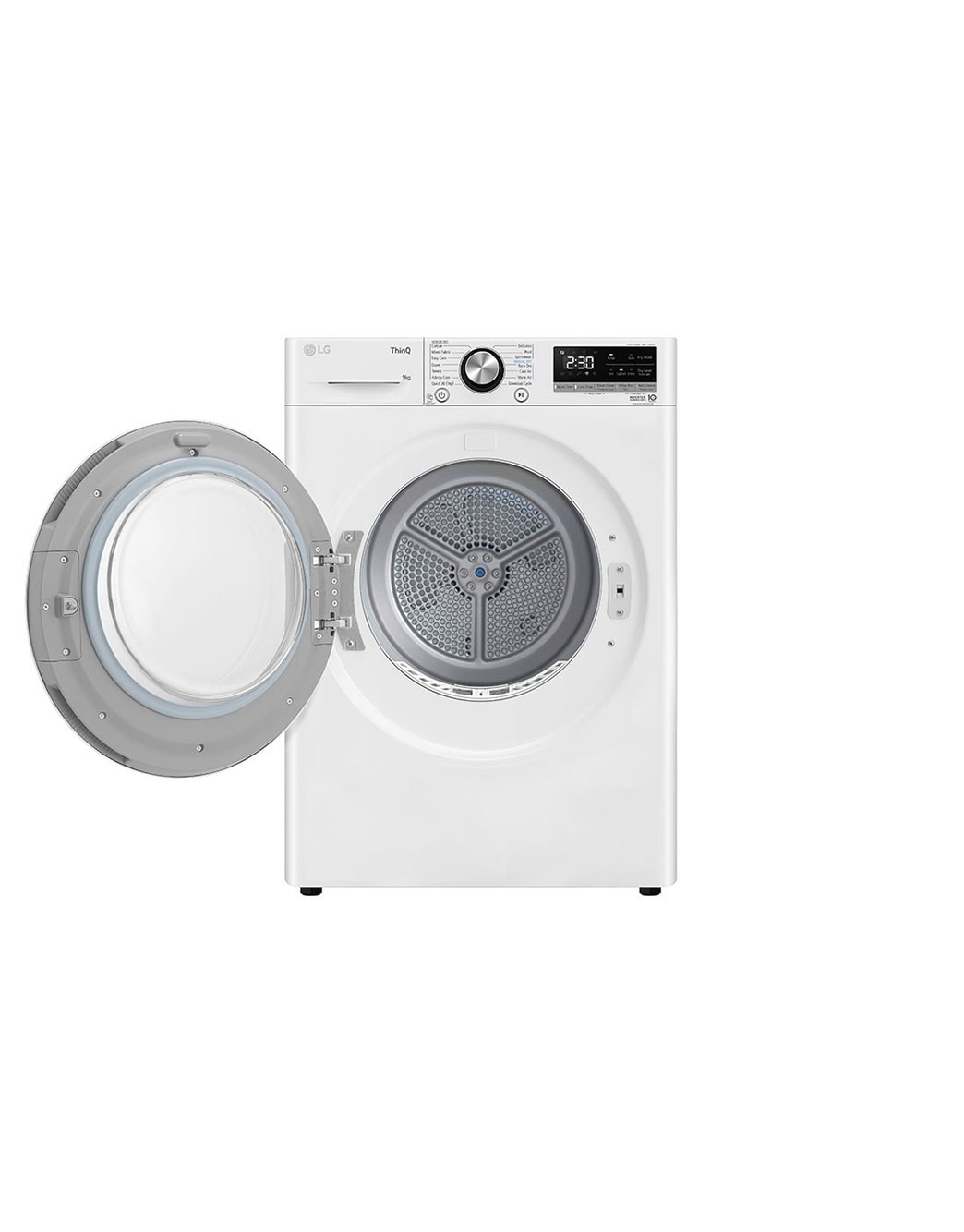 9kg Series 9 Heat Pump Dryer in White - DVH9-09W | LG Australia