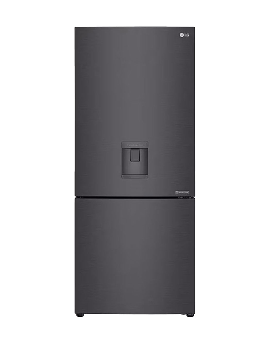 420L Bottom Mount Fridge in Matte Black - GB-W455MBL | LG AU