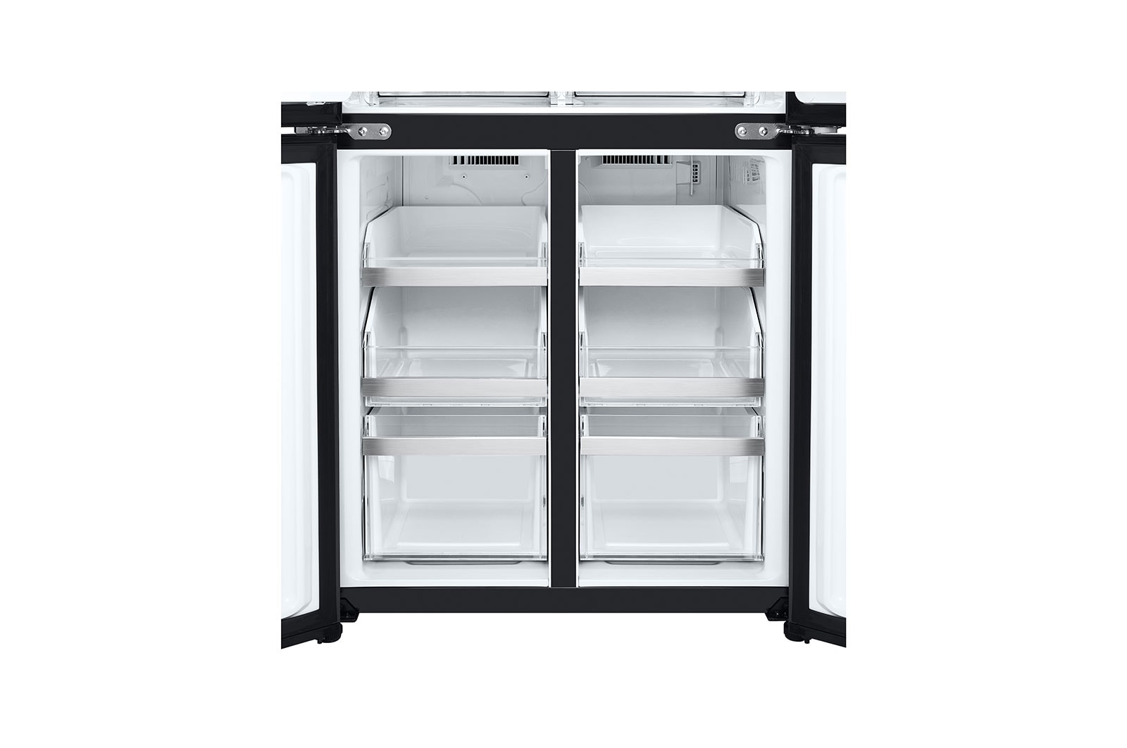 530L Slim French Door Fridge in Matte Black Finish - GF-B505MBL | LG AU