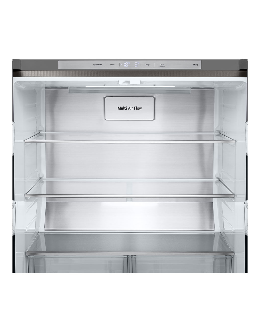 530L Slim French Door Fridge - Stainless - GF-B505PL | LG AU