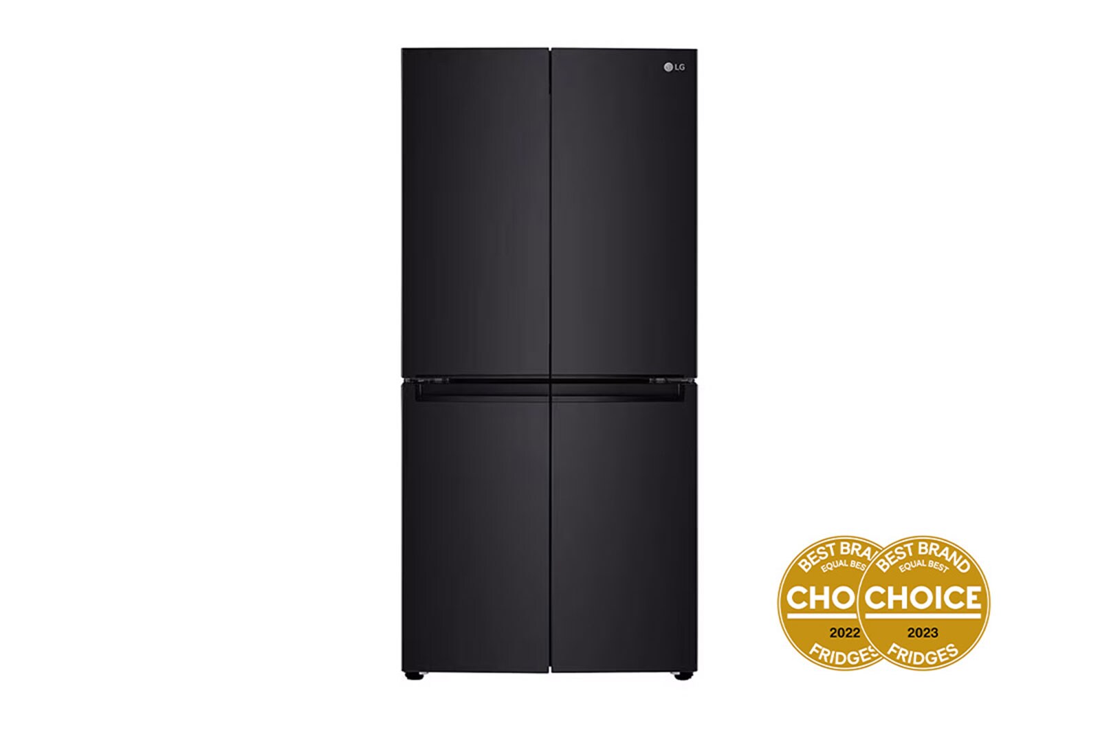 530L Slim French Door Fridge in Black - GF-B530BL | LG AU