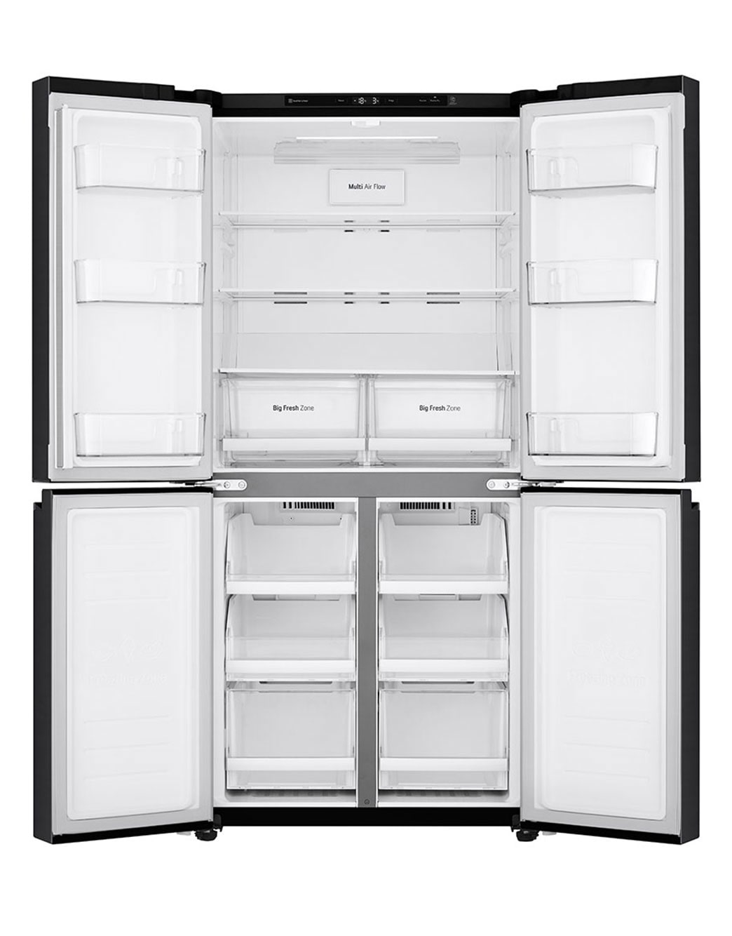 530L Slim French Door Fridge in Black - GF-B530BL | LG Australia
