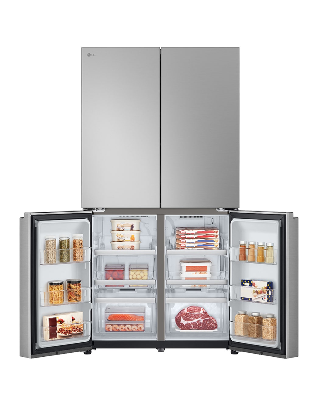 665L French Door Fridge Stainless Finish - GF-B700PL | LG AU